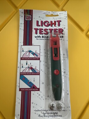 Brite Star Christmas Light Tester With Bulb Remover For Mini-Light ...