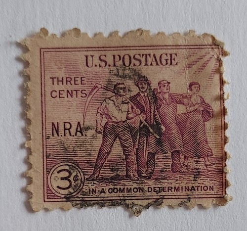 NRA In a Common Determination 3 Cent Stamp | eBay