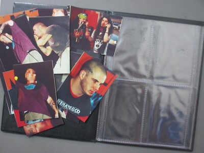 Pantera photos 16 wallet size photos with black binder LOGO on front ...