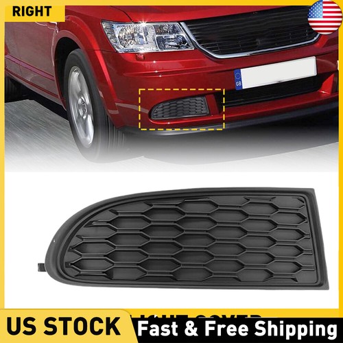 1pcs Front Bumper Fog Light Lamp Cover Bezel For Dodge Journey 11-20 ...