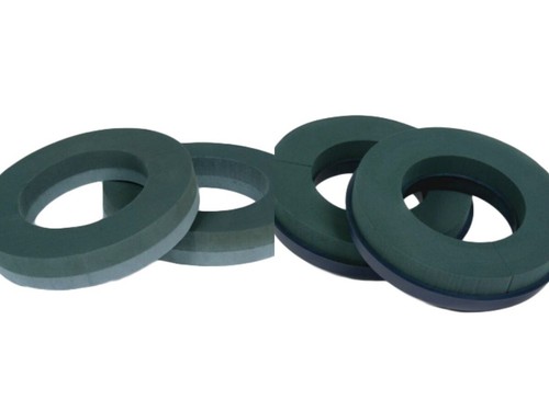Wreath Rings Box of 12 Bio Oasis Floral Foam or Plastic backed Various ...