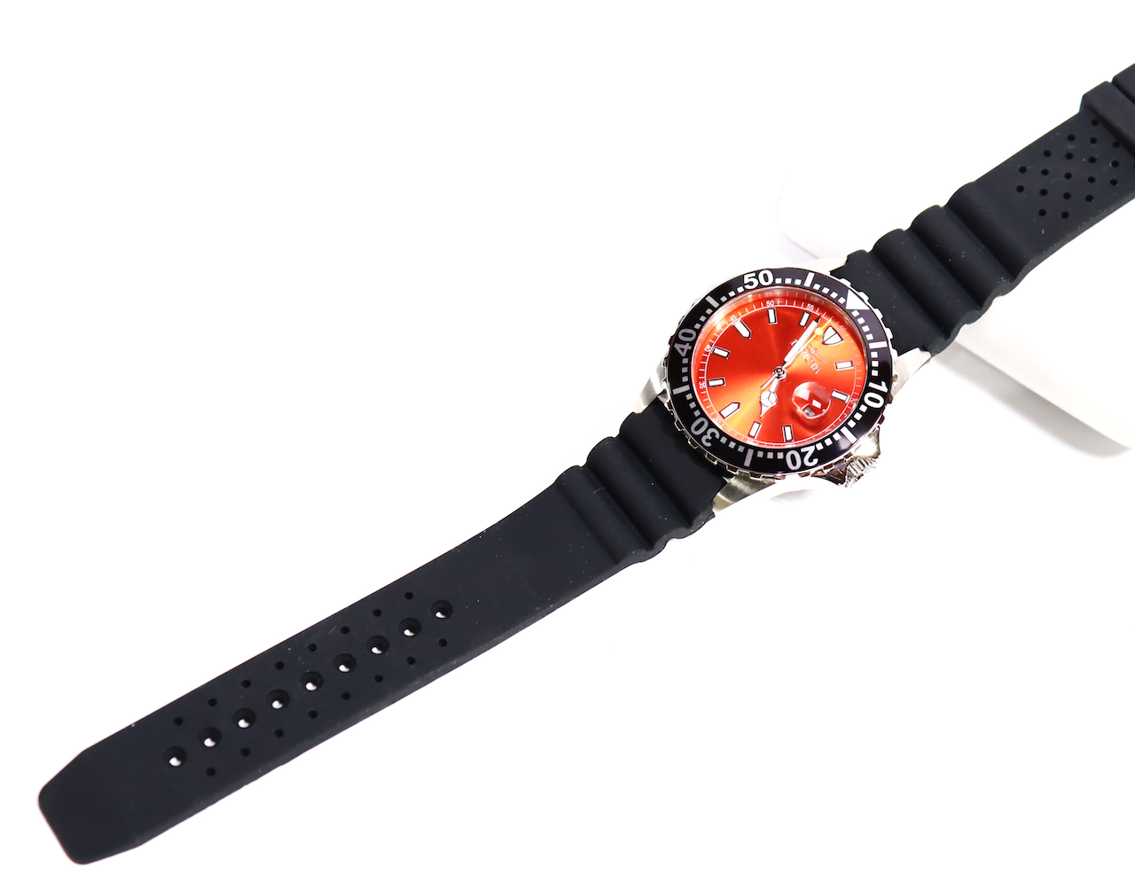 Invicta Men's In-32303 Pro Diver 44mm Red Dial Polyurethane Watch ...