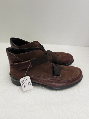 Leather Stonefly Brown Leather/Suede Ankle Boots Size 7 | eBay