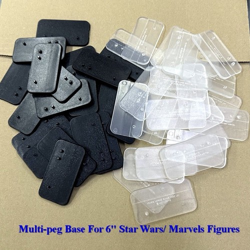 Lot 6'' War Star Black Series/Mavel Universe Figure Stands Base Multi ...