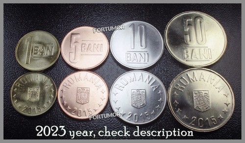 ROMANIA, 2023 COINS, UNC FULL 4 PCS SET, 1 - 5 - 10 -50 BANI | eBay