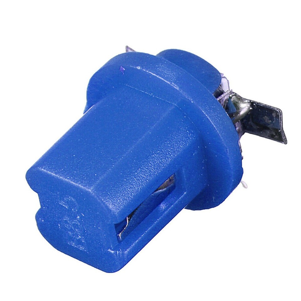 20PCS T5 B8.5D 5050 SMD Blue Car LED Dashboard Instrument Light Bulb ...