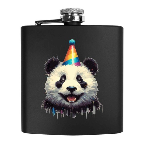 6oz (170ml) 'Happy Party Panda' Pocket Hip Flask (HP00033093) | eBay