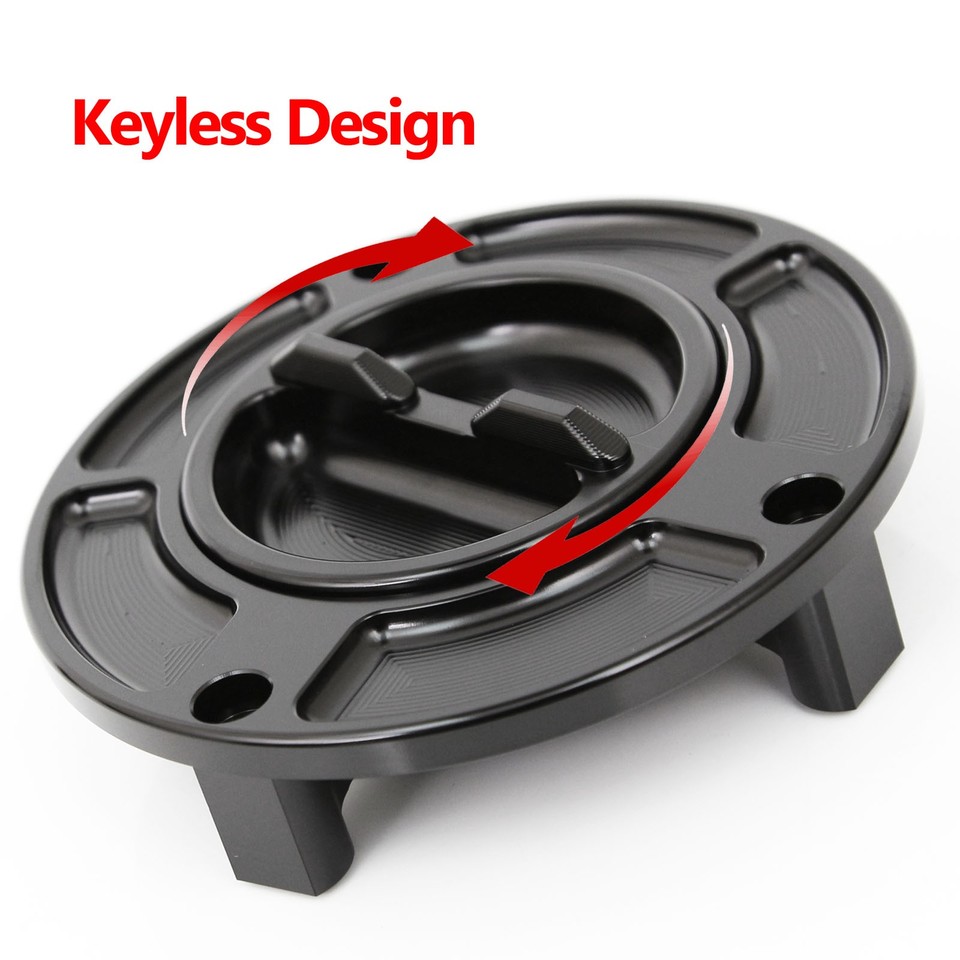 CNC Black Keyless Gas Fuel Cap For Honda CB300R 19 20 21 22 23 | eBay