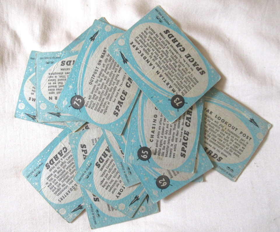 ABC 1958 SPACE CARD LOT X 14 CARDS ALL DIFFERENT | eBay UK