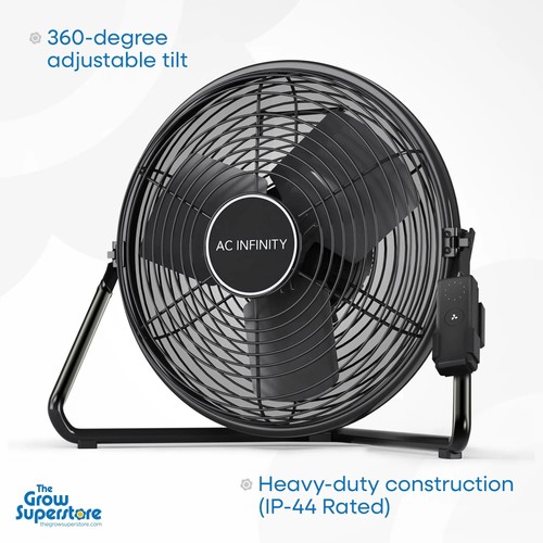 CLOUDLIFT S14 – AC Infinity 14-Inch Floor and Wall Fan with Wireless ...