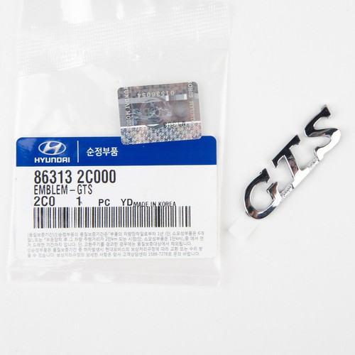 Genuine GTS Emblem 86313 2C000 for Hyundai Kia | eBay
