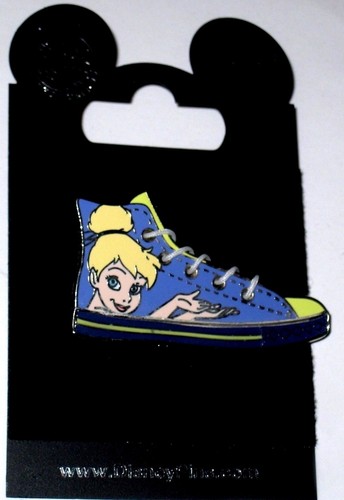 Disney Pin Tinker Bell Tink Tennis Shoe Character Sneaker Laces ...