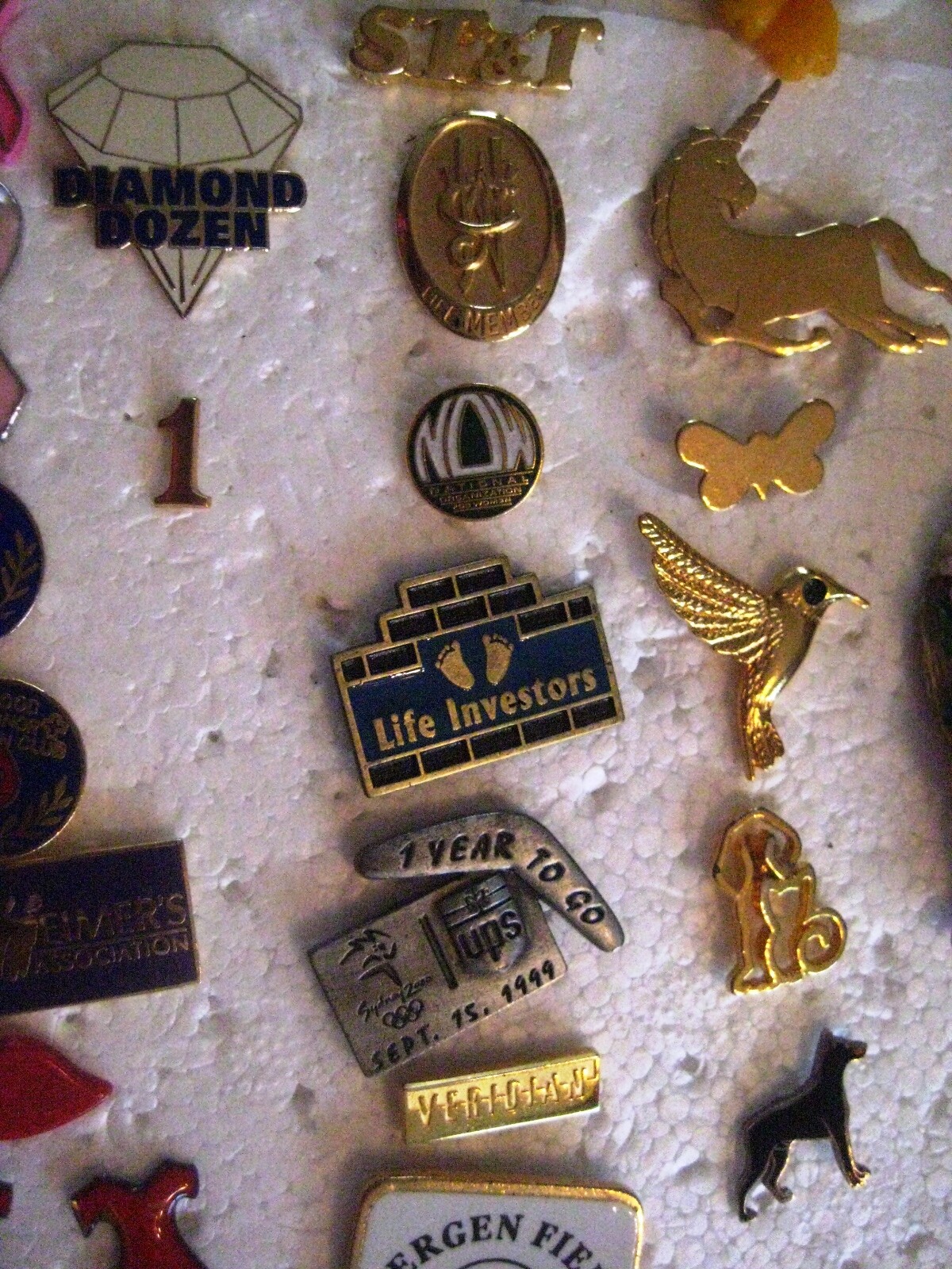 Vintage Collector Lapel Hat Pins Lot Of 68 Military,Health,Angels ...