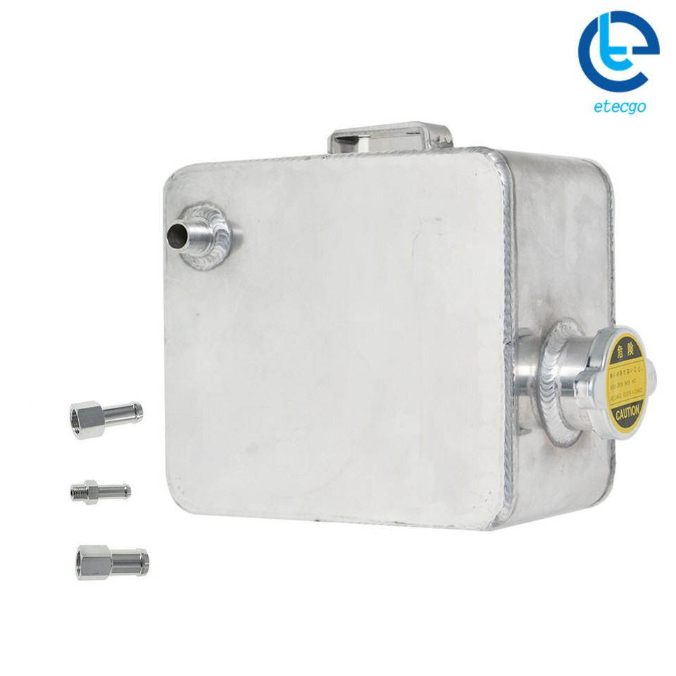 2.5L Aluminum Water Coolant Radiator Overflow Recovery Tank Universal ...