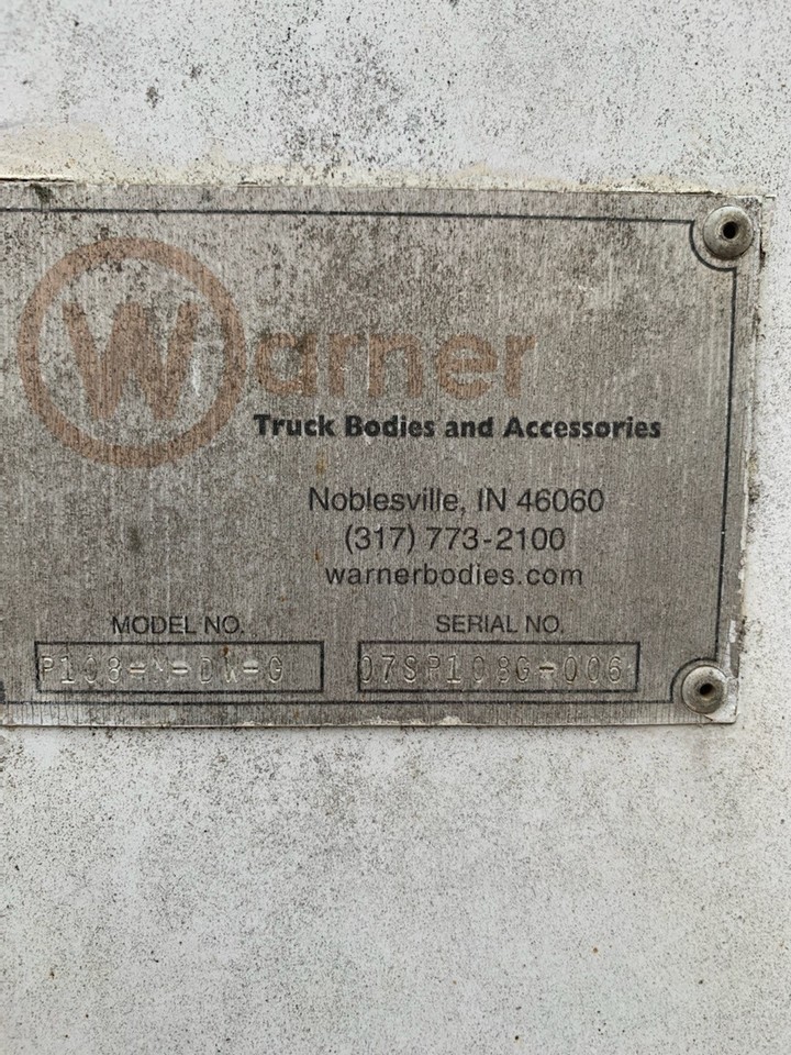 2008 Ford F550 F450 F350 Utility Box Body Dually - Warner Truck Bodies ...