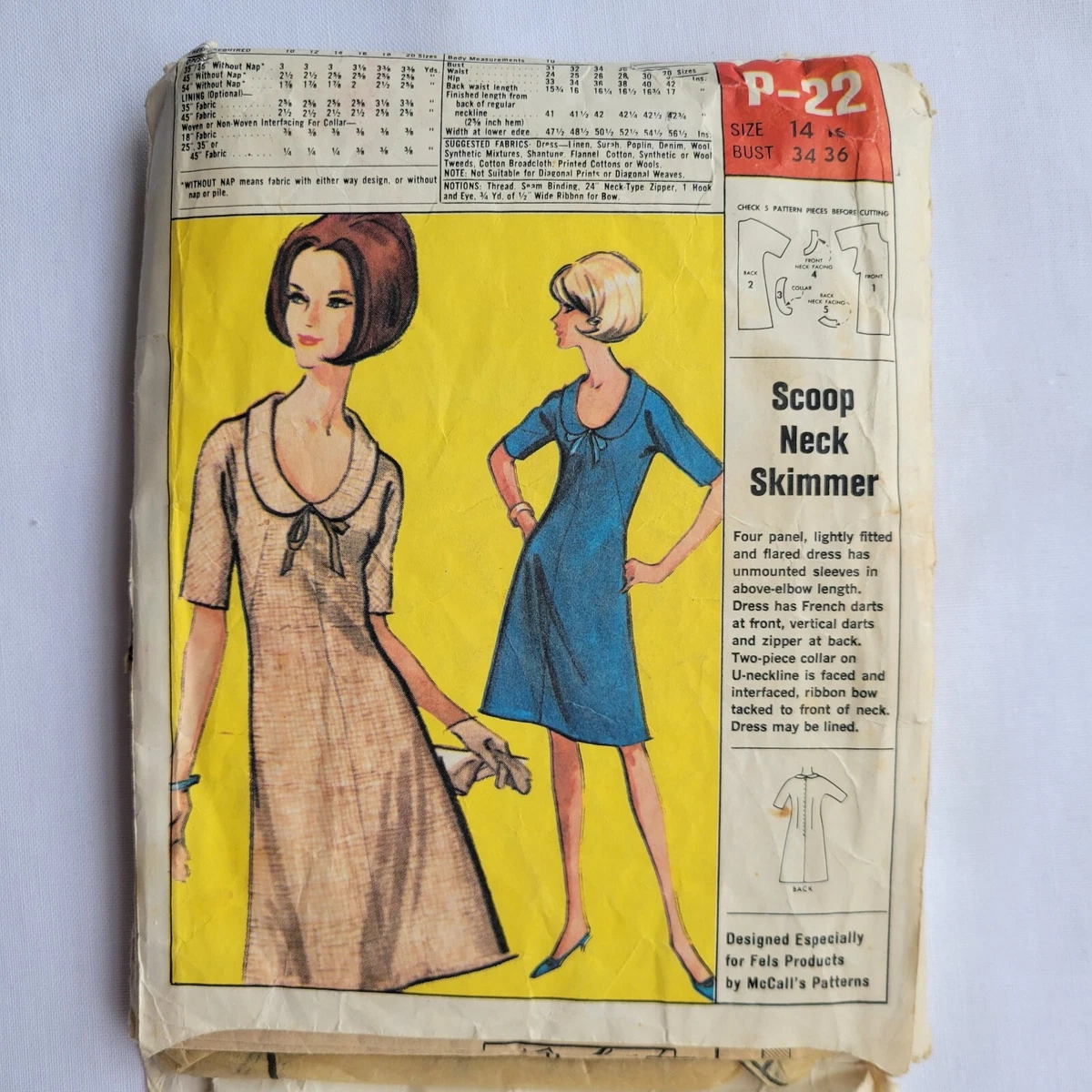 60s Shift Dress Pattern