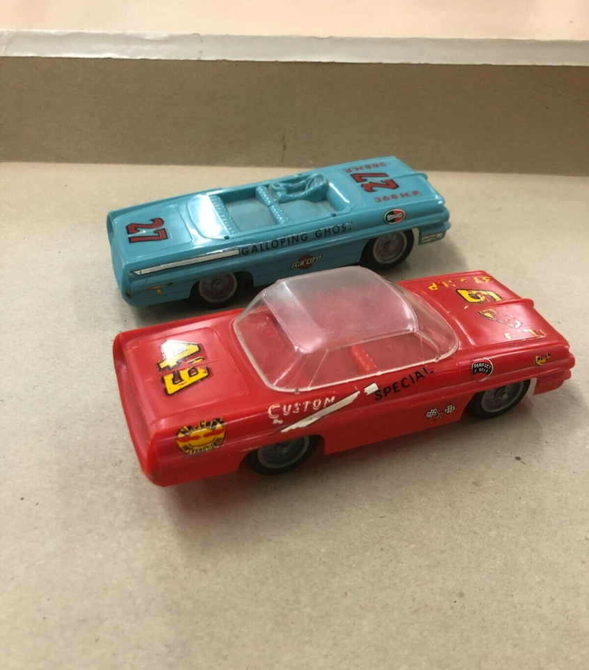 Vintage American Racing Stock Cars and Track 1970's 1/32 Slot Car Road ...