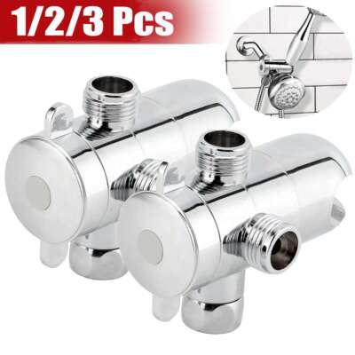 ABS Fix Bracket 3-Way Valve Sprayer Arm Mount Shower Head Diverter ...