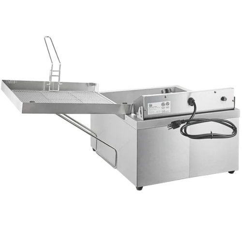 25 LB Funnel Cake / Donut Fryer 120V 1800W Stainless Steel Thermostatic ...