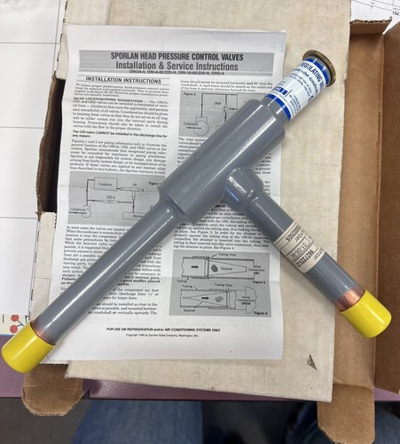 Sporlan Head Pressure Control Valve - ORI665225H for sale online | eBay