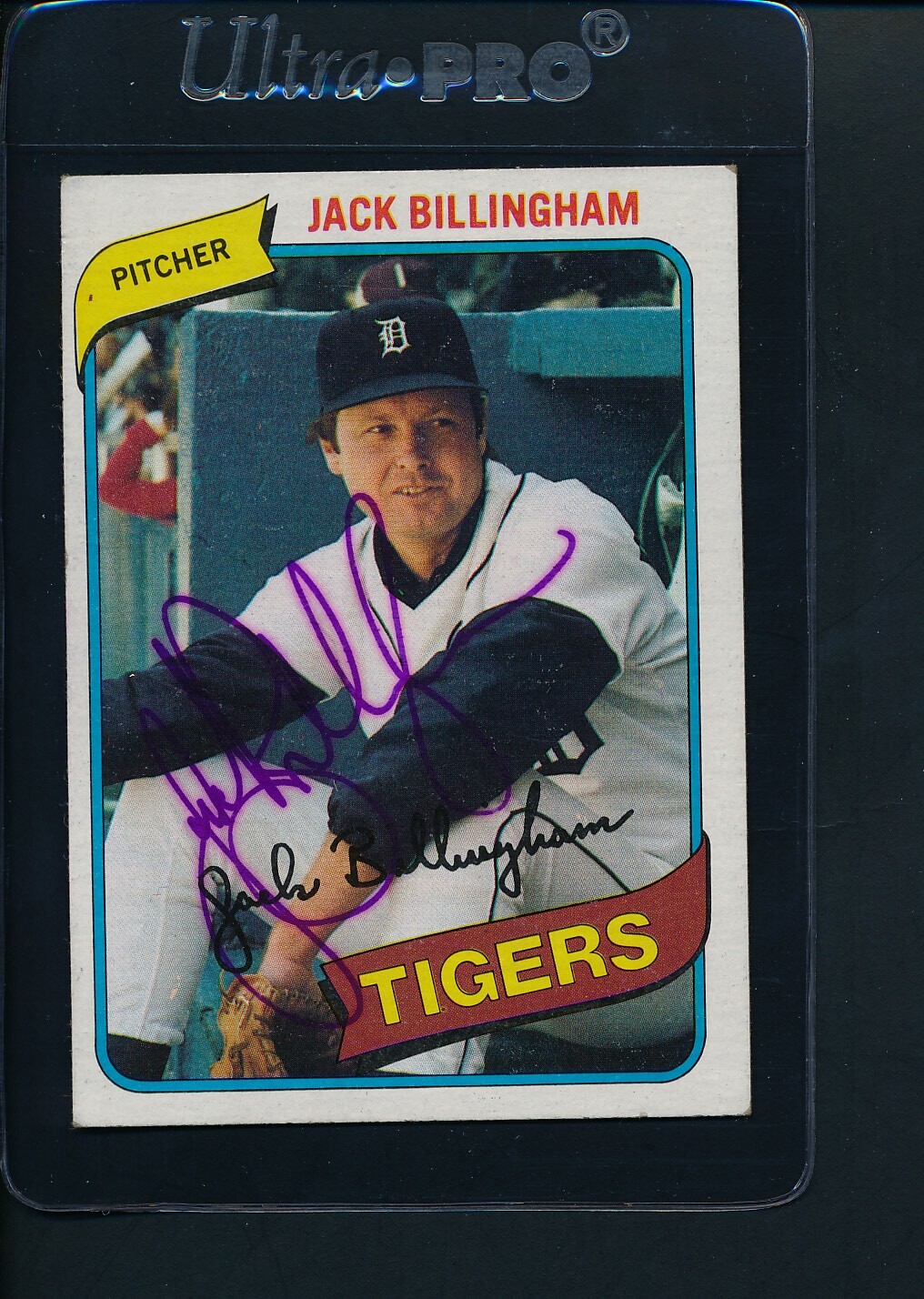 1980 Topps #603 Jack Billingham Tigers Signed Auto *10580 | eBay