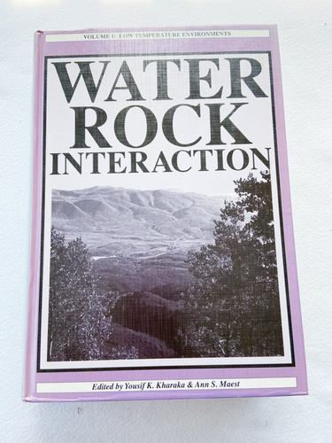 (Signed by Author. ) 1992 HC Water Rock Interaction, Vol. 1: Low ...