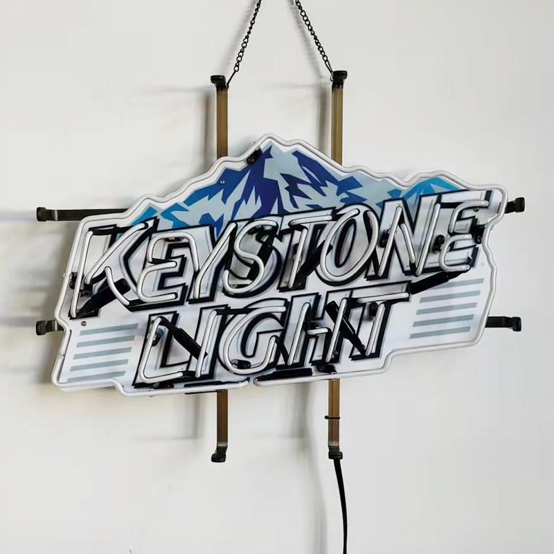 Keystone Light Beer Neon Sign Beer Bar Man Cave Store Decor 19x15 | eBay