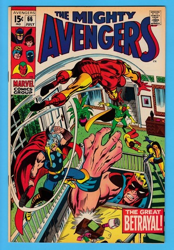 The AVENGERS # 66 VFN 1st MYRON MACLAIN- BARRY SMITH ART- HIGH GRADE ...