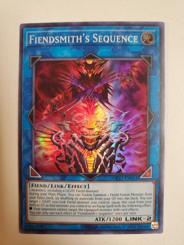 Fiendsmith's Sequence OP27-EN011 Super Rare Yugioh OTS Tournament Pack 27 Mint | eBay