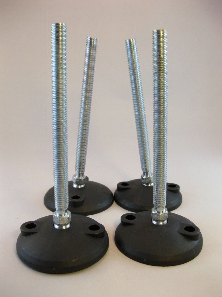 Machine Levelling feet foot Conveyor M12 x150mm Bolt Down 750kg each ...