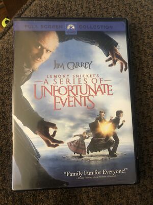 Lemony Snickets A Series of Unfortunate Events (DVD, 2005, Full Screen ...