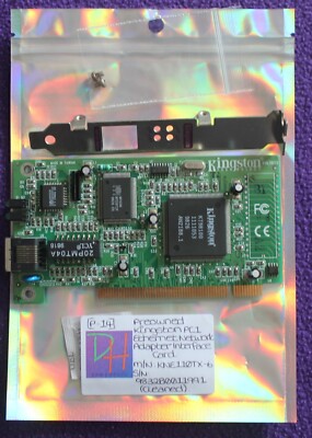Preowned Kingston PCI Ethernet Network Adapter Interface Card [P-14 ...