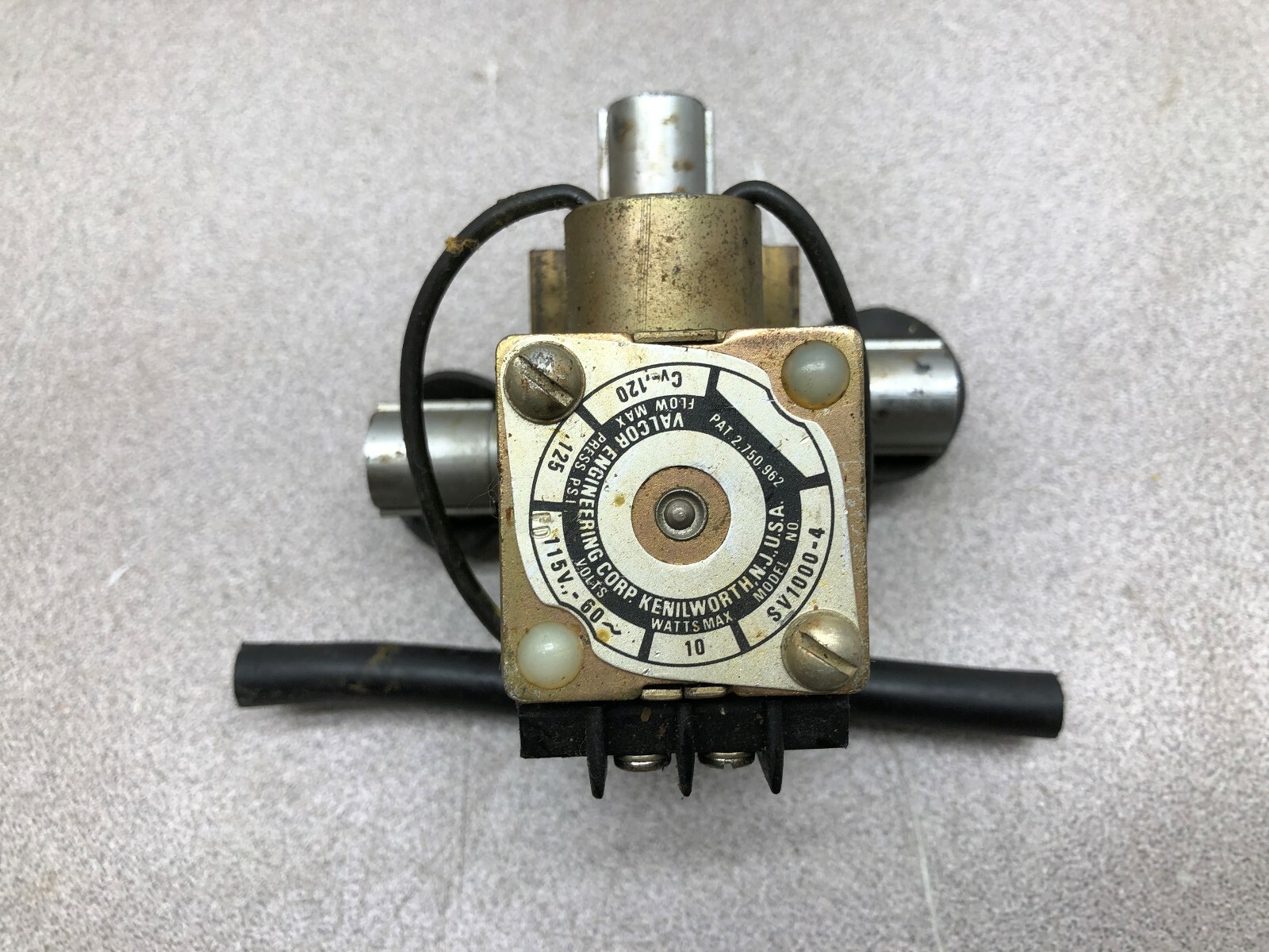 USED VALCOR 115 VAC 125 PSI SOLENOID VALVE SV1000-4 | eBay