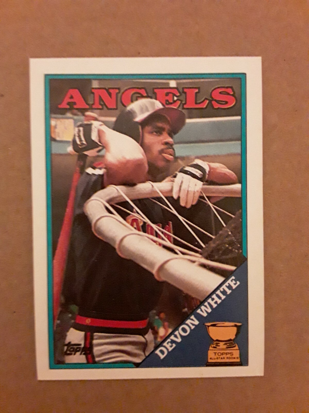 1988 Topps Devon White baseball card #192. California Angels. All Star ...