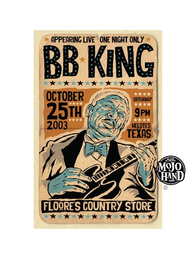 Original BB King 2003 Blues concert poster from Mojohand | eBay UK