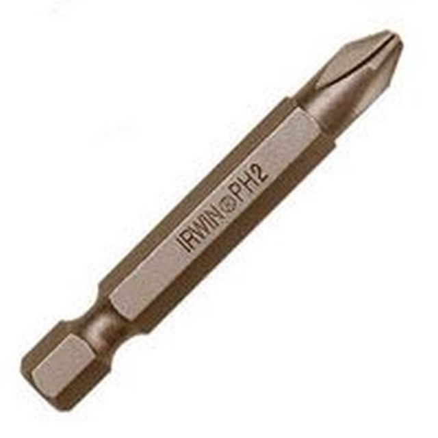 IRWIN 93007ZR Power Bit No 2 Phillips 2 in OAL High Grade S2 Tool Steel ...