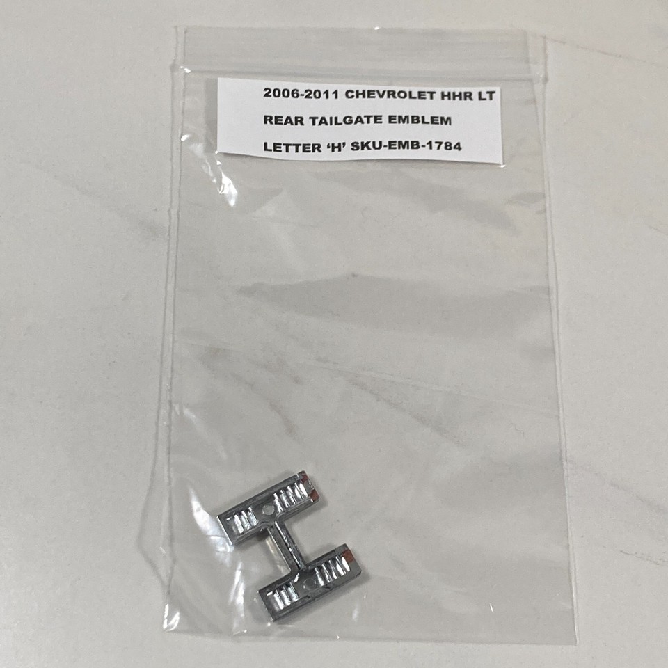 2006-2011 Chevrolet HHR LT Emblem Logo Letter 'H' Rear Tailgate B1784 ...