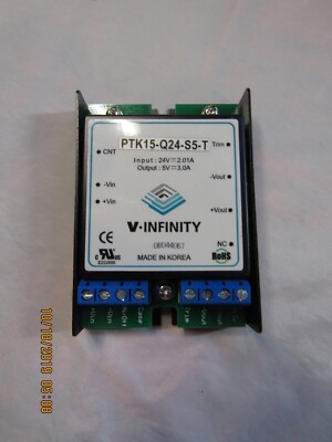 V•Infinity PTK15-Q24-S5-T Power Supply Converter Input 24VDC Output ...