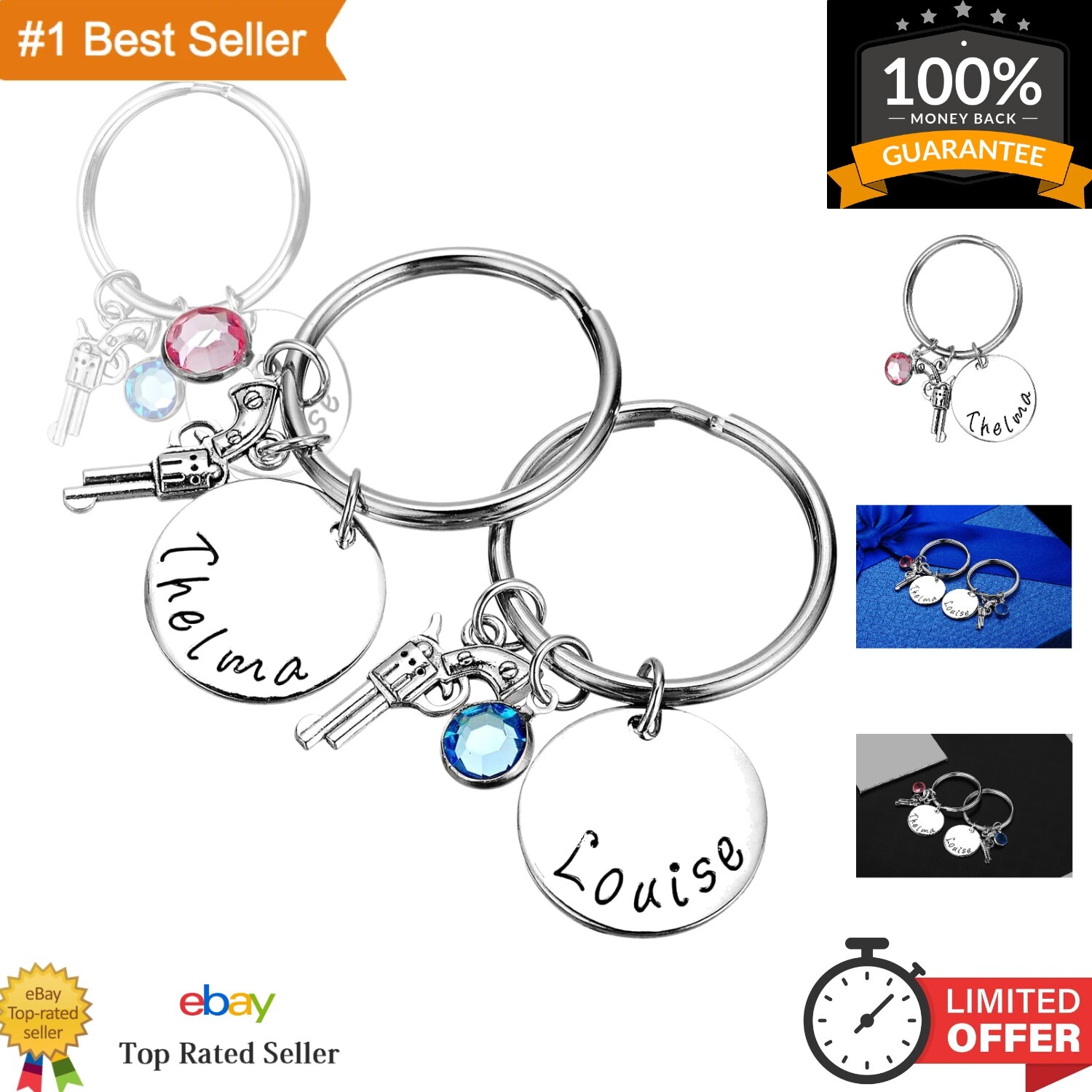 Custom Stainless Steel Best Friend Keychains - Set of 2 - Puzzle ...