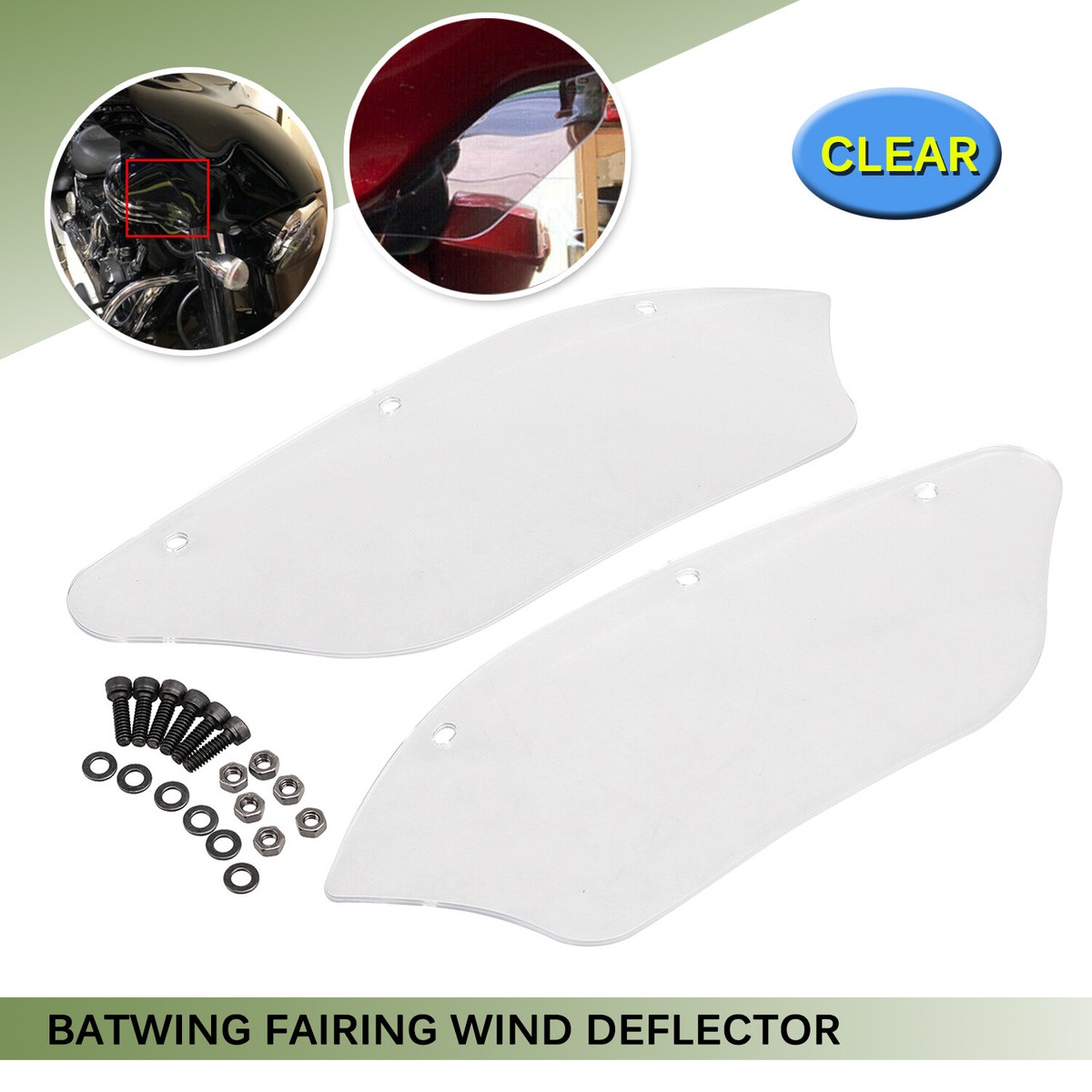 Clear Air Deflectors Harley Davidson