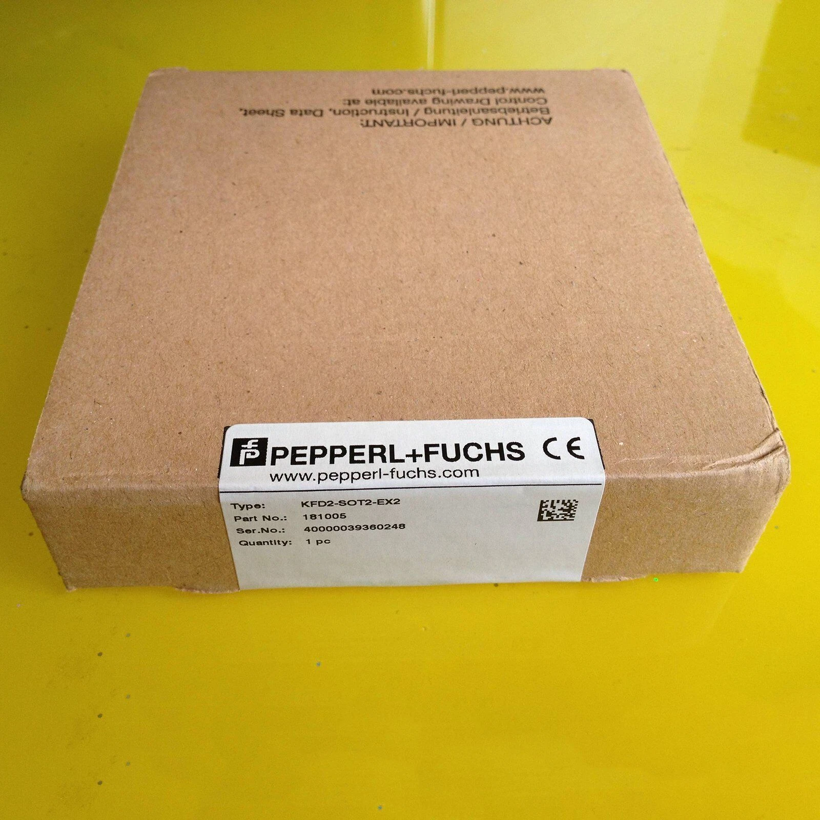 One New PEPPERL+FUCHS P+F KFD2-SOT2-EX2 Safety Barrier Expedited ...