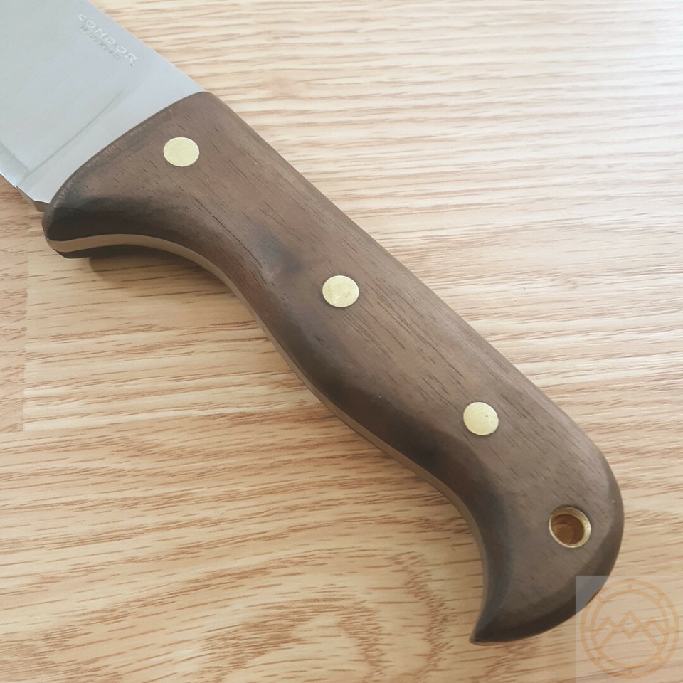 Condor Moonshiner Fixed Knife 9" 1075HC Steel Full Tang Blade Wood ...