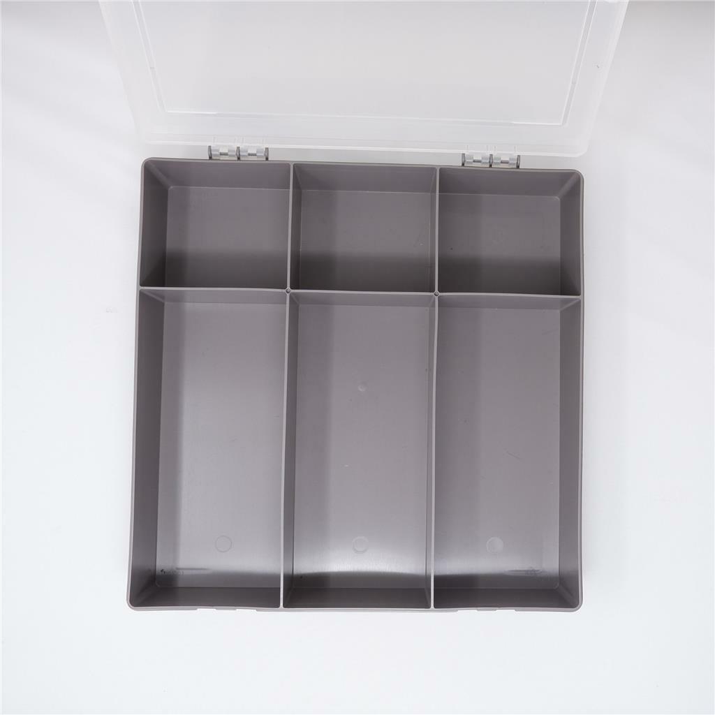 Grey Wham Organiser Compartmental Storage Boxes - Crafting Sewing ...