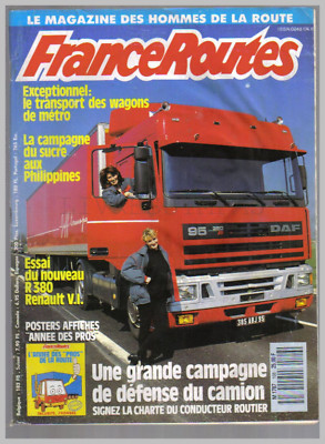 FRANCE ROUTES ROUTIERS N° 106 sans POSTER CAMION 1990 TBE | eBay