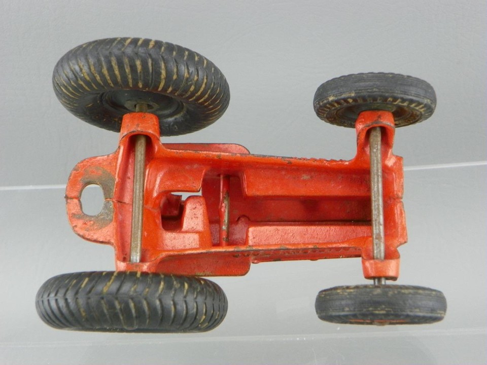 Vintage 1930's Arcade Toys #265 Cast Iron 5" Orange Allis-Chalmers Farm ...