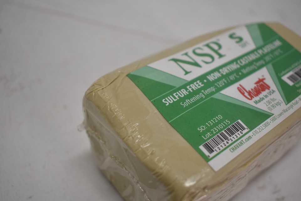 Chavant NSP Soft 2lb Sculpting Clay Beige Sulfur Free Castable ...