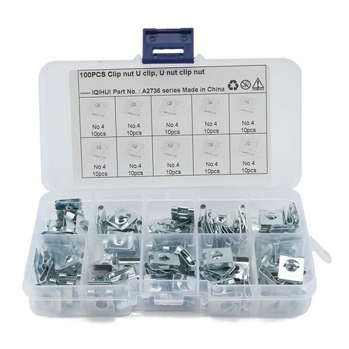 Car Body Panel Bumper Accessories U Nuts Screw Spire Clips Fasteners ...