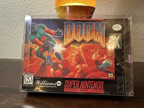 DOOM (SNES Super NES Nintendo) Game & Box + REG AND INSERTS | eBay