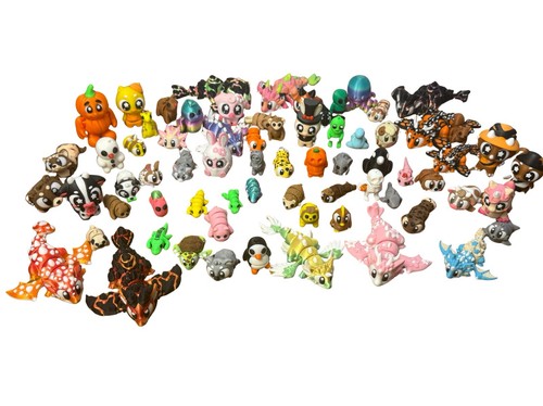 3D Printed Critter Fidgets, Mini Animal Figures + Dragon Fidget Toy 12 ...