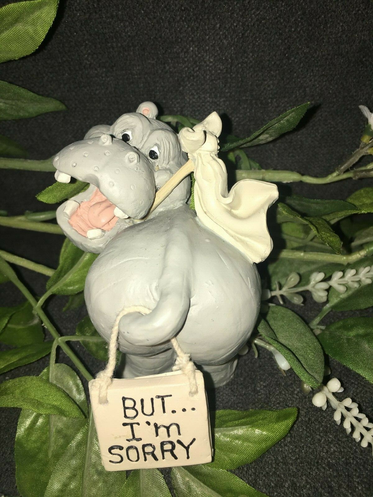 SIMSON GIFTWARE BIG BUT-HIPPO 3"H. (BUT...I'M SORRY). | eBay
